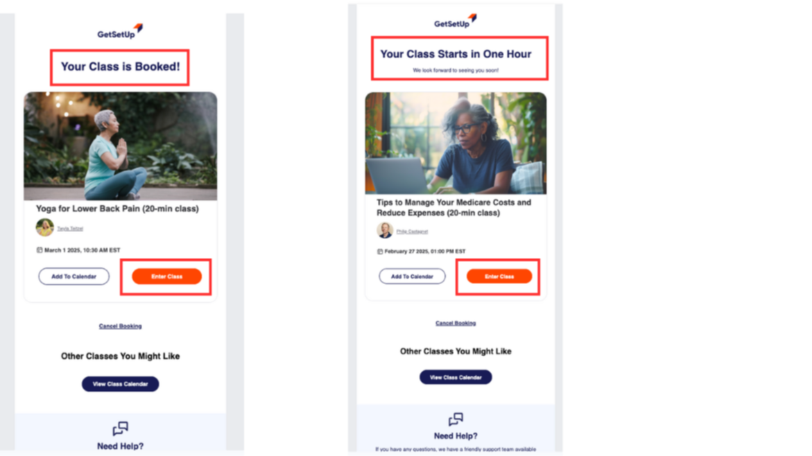 Now you're all set—enjoy your class and happy learning!